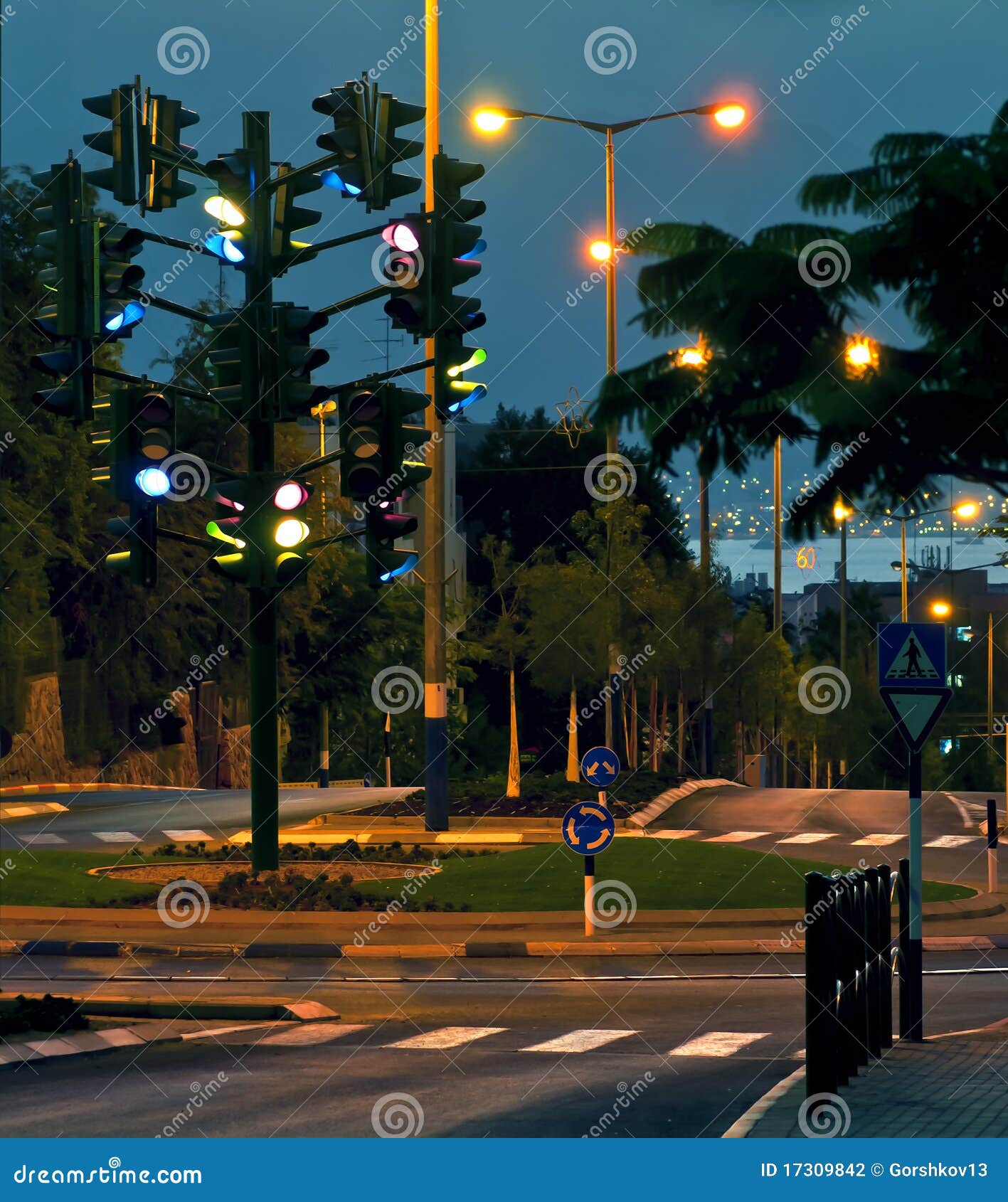 The Last Traffic Light at Eilat, Israel Editorial Photography - Image ...