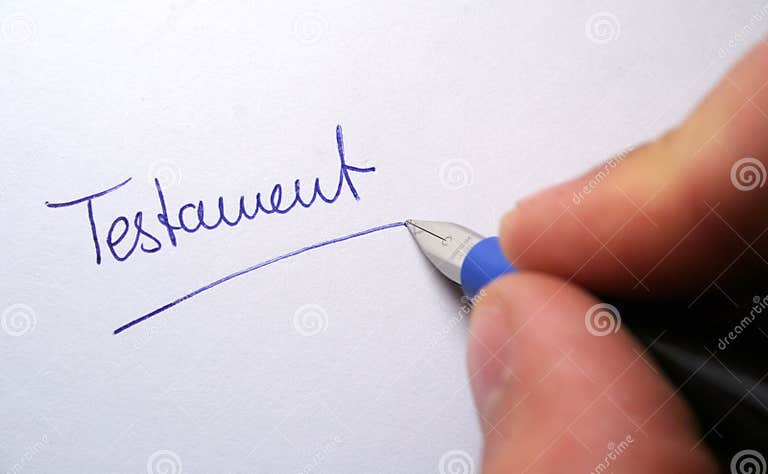 Last will stock image. Image of legal, signature, writing - 19484689