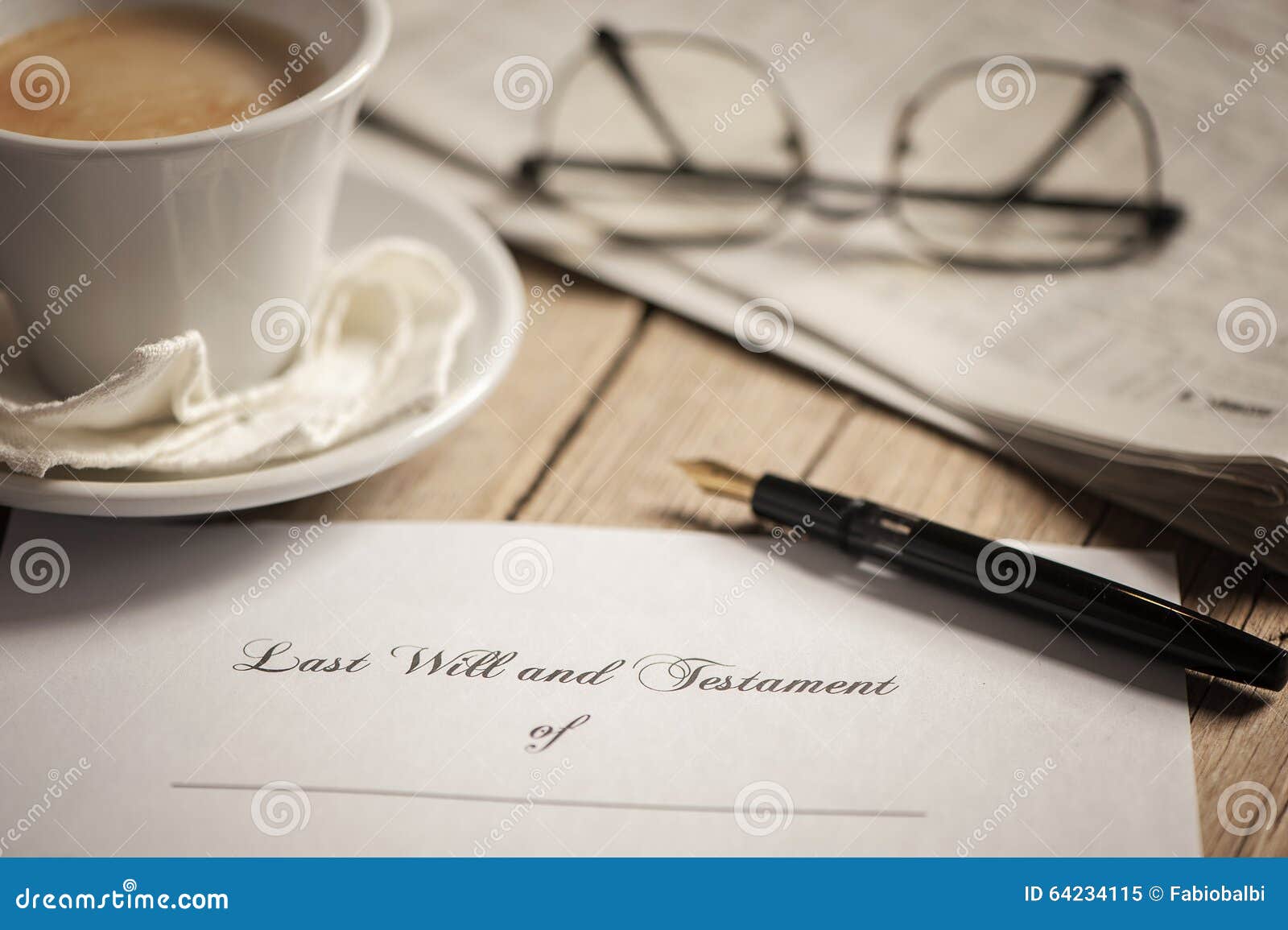 Last will and testament stock image. Image of family - 64234115