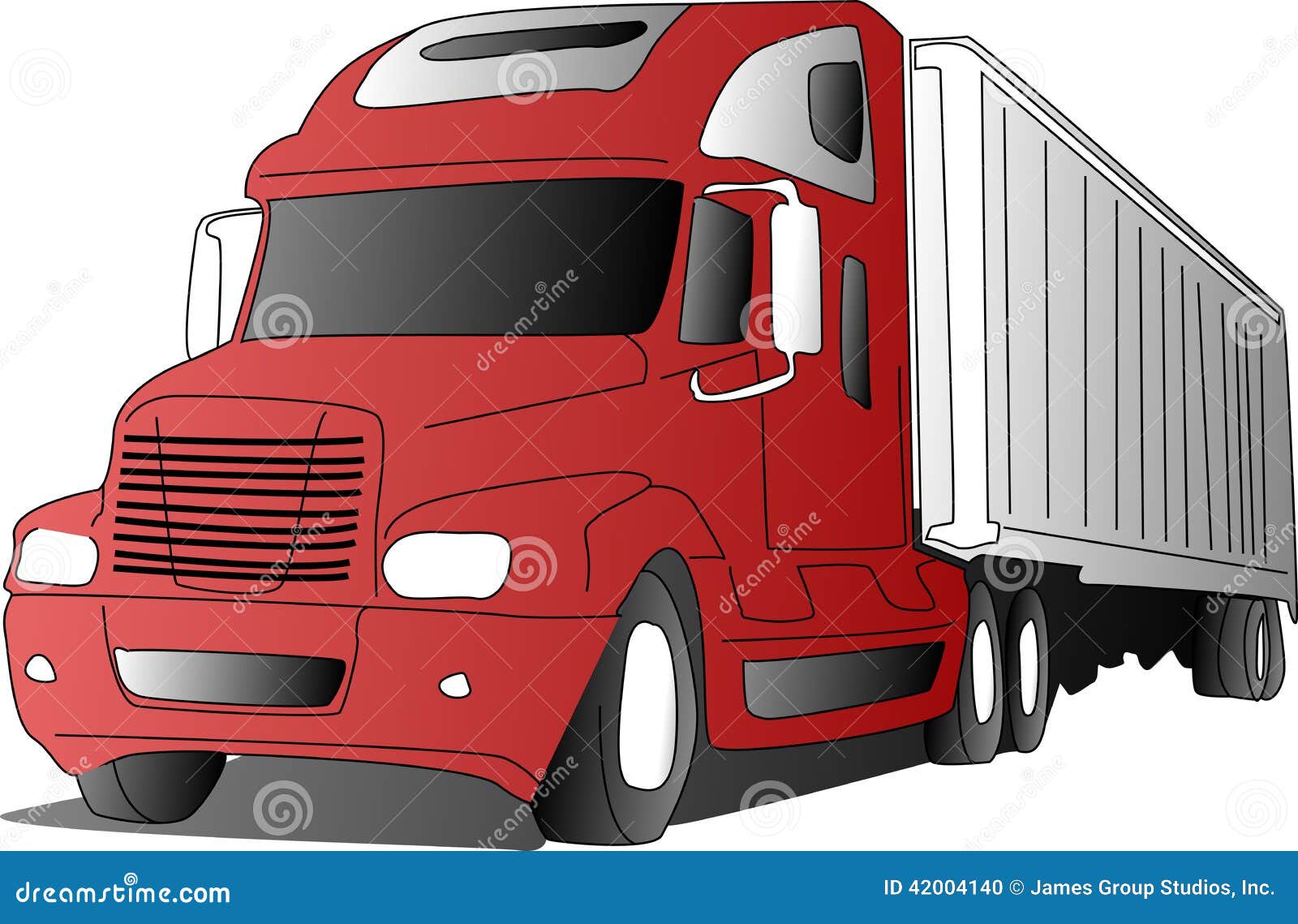 Lastbil vektor illustrationer. Illustration av industri - 42004140