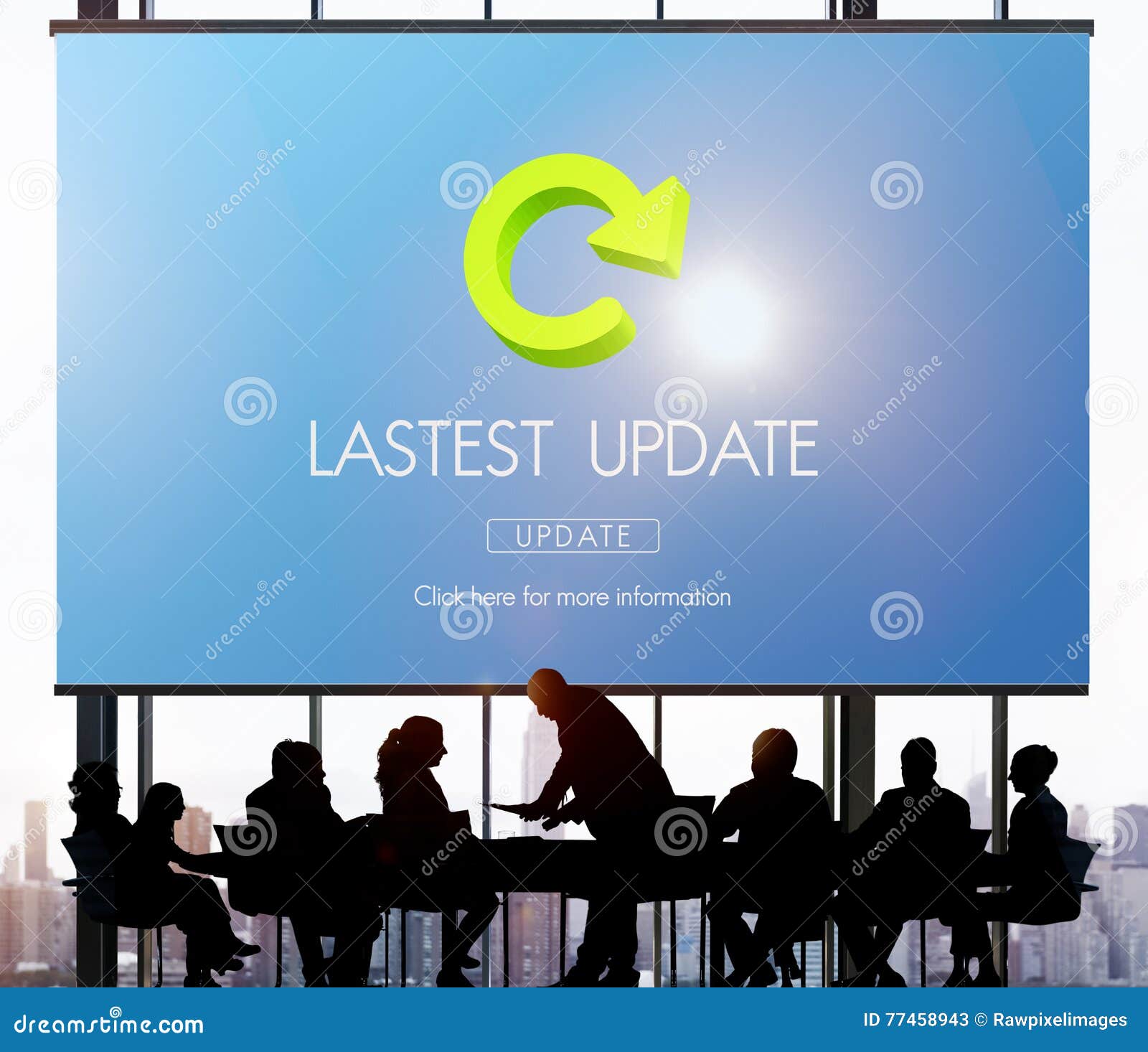 Lastest Version Fresh Updates Application Updates Concept Stock Image ...