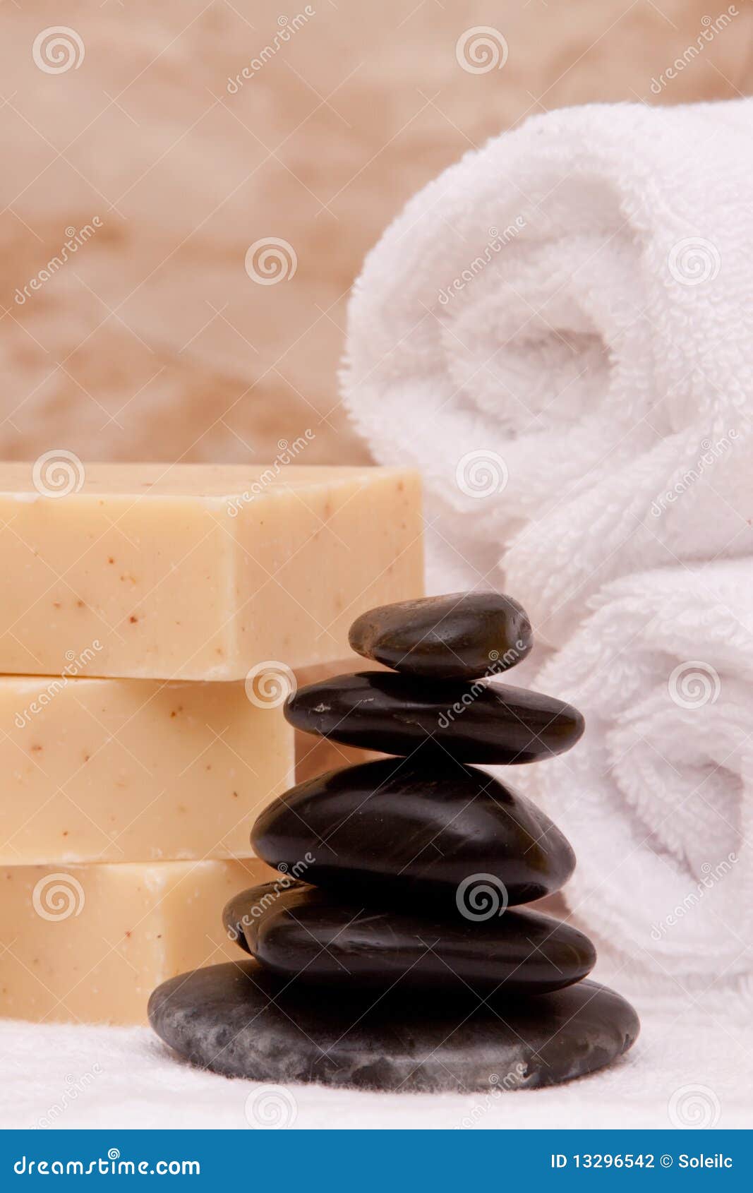Lastone therapy rocks stock photo. Image of lastone, soap - 13296542
