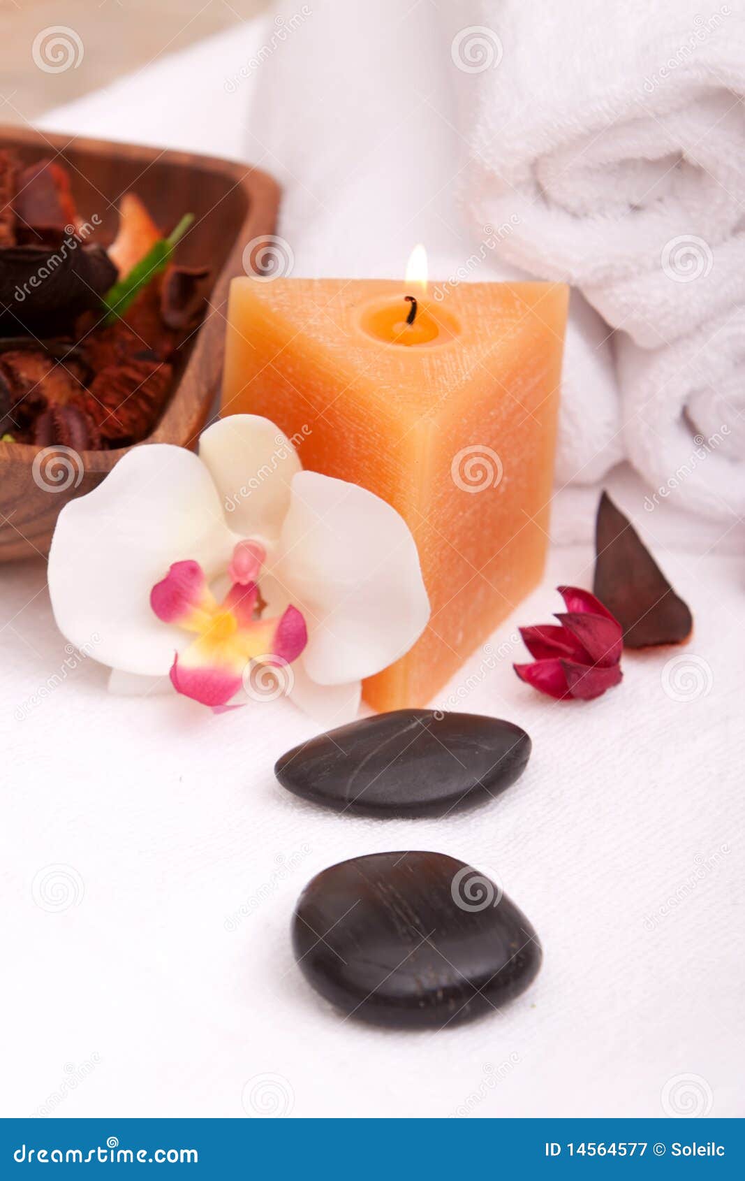 Lastone therapy rocks stock image. Image of flower, shot - 14564577