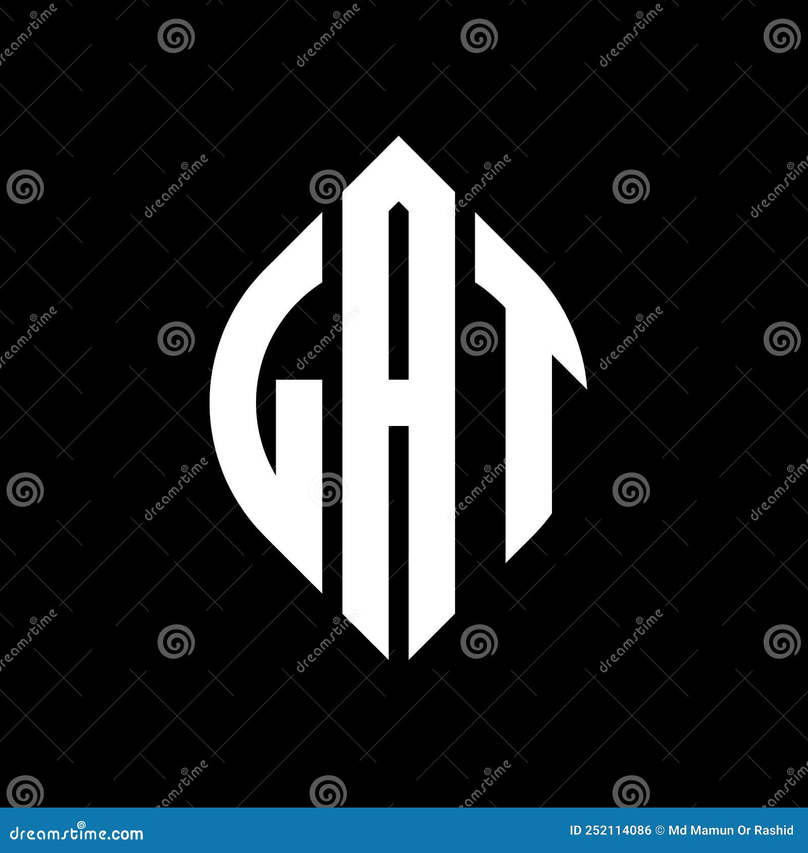 LAT Circle Letter Logo Design with Circle and Ellipse Shape. LAT ...
