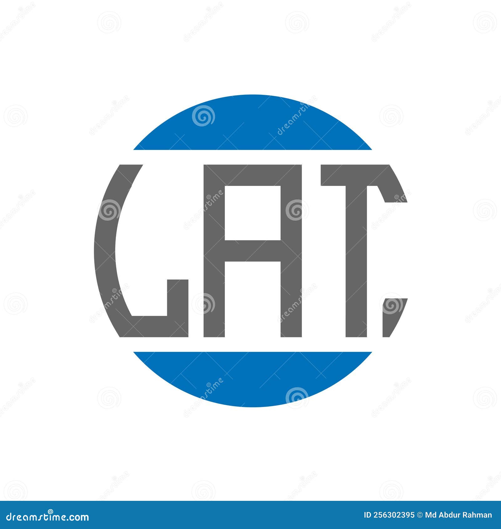 LAT Letter Logo Design on White Background. LAT Creative Initials ...