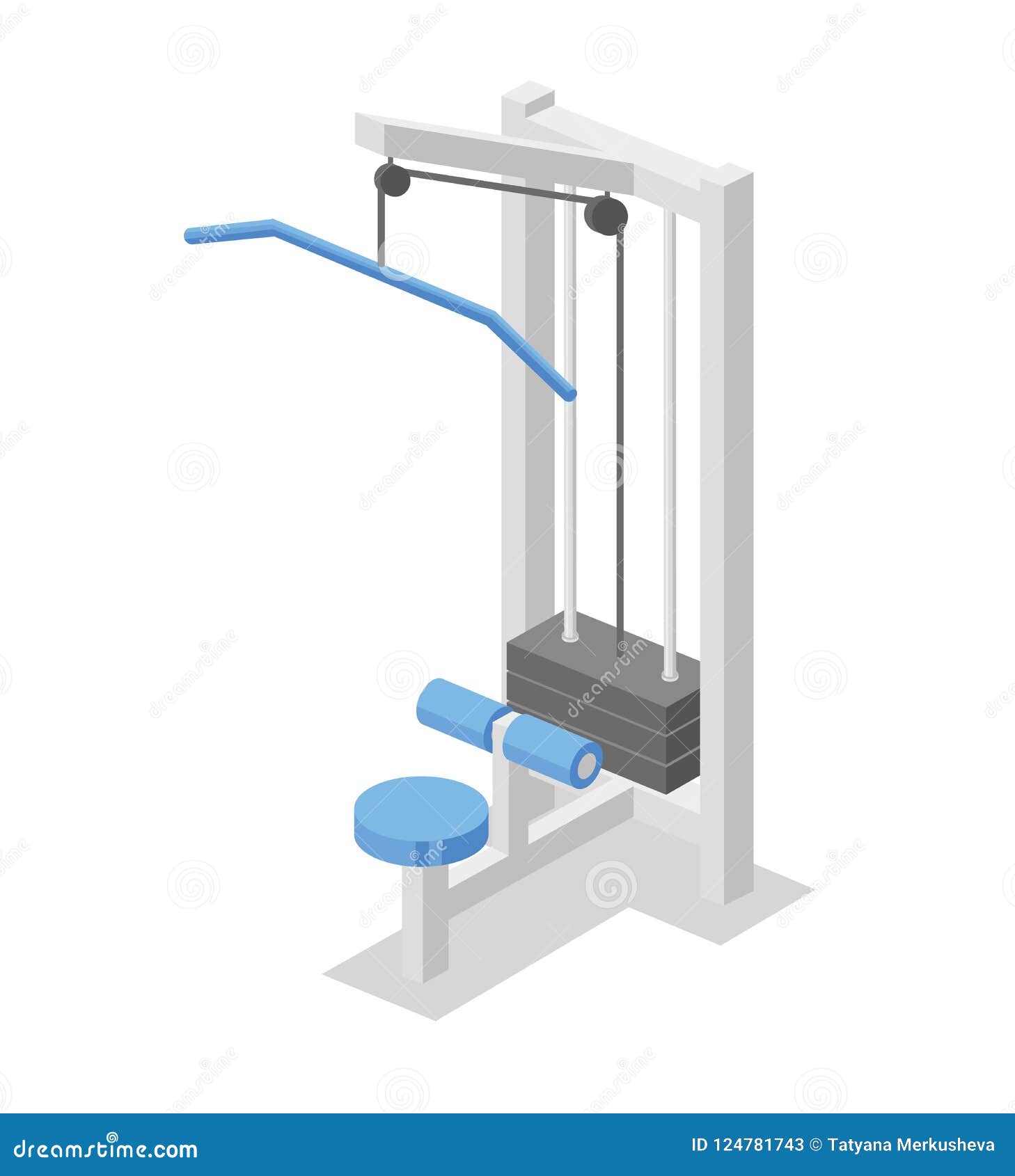 Lat Pulldown Machine, Training Apparatus for the Gym. Fitness Equipment ... Lat Pulldown Machine, Training Apparatus for the Gym. Fitness Equipment ...