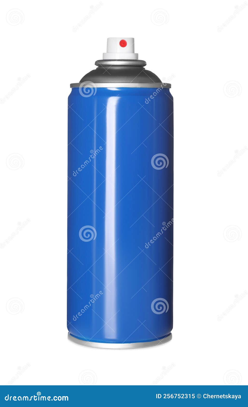 Lata Azul De Tinta Spray Isolada Em Branco Imagem de Stock - Imagem de ...