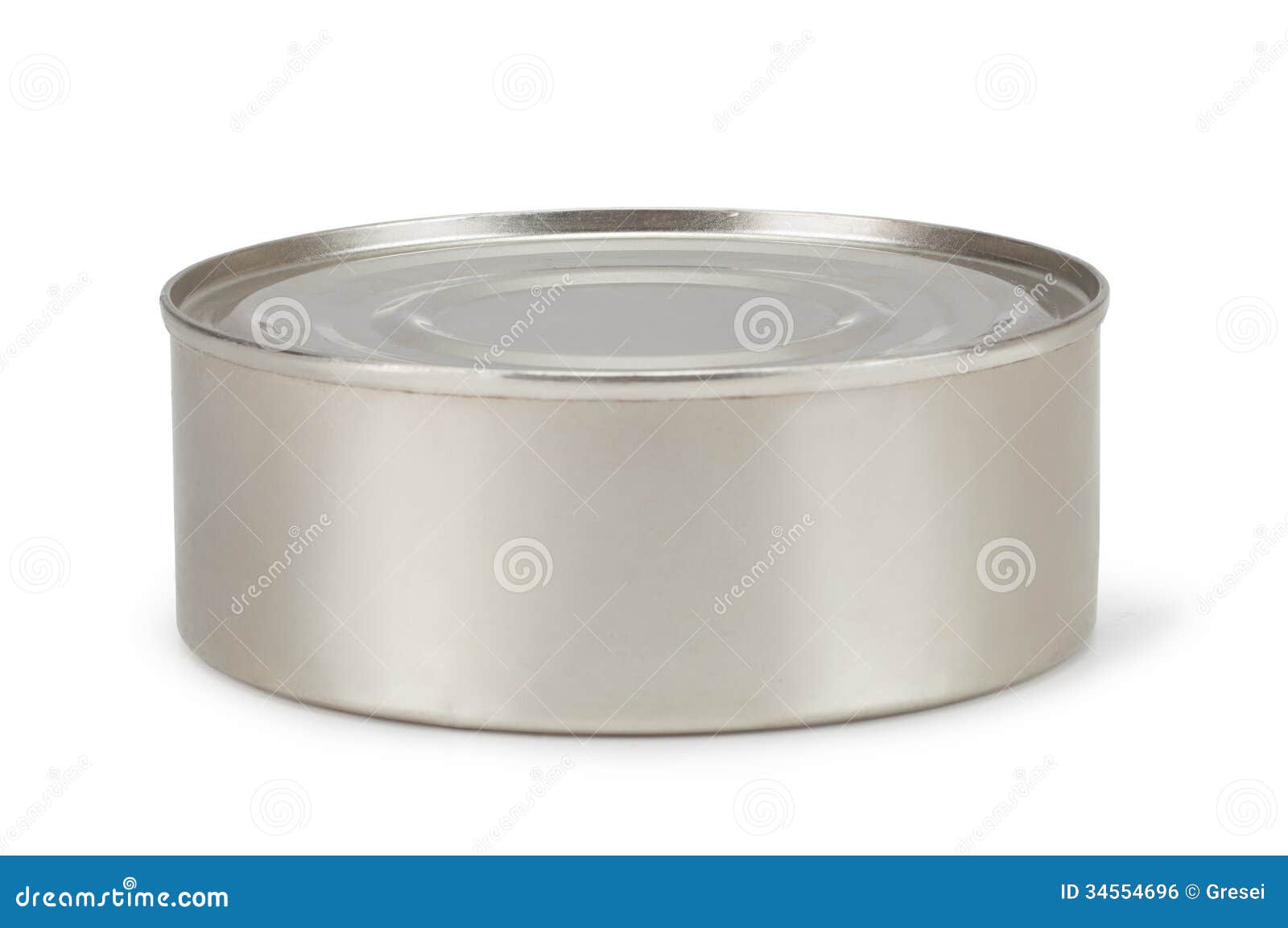 Lata de lata foto de stock. Imagem de metal, objeto, recipiente - 34554696