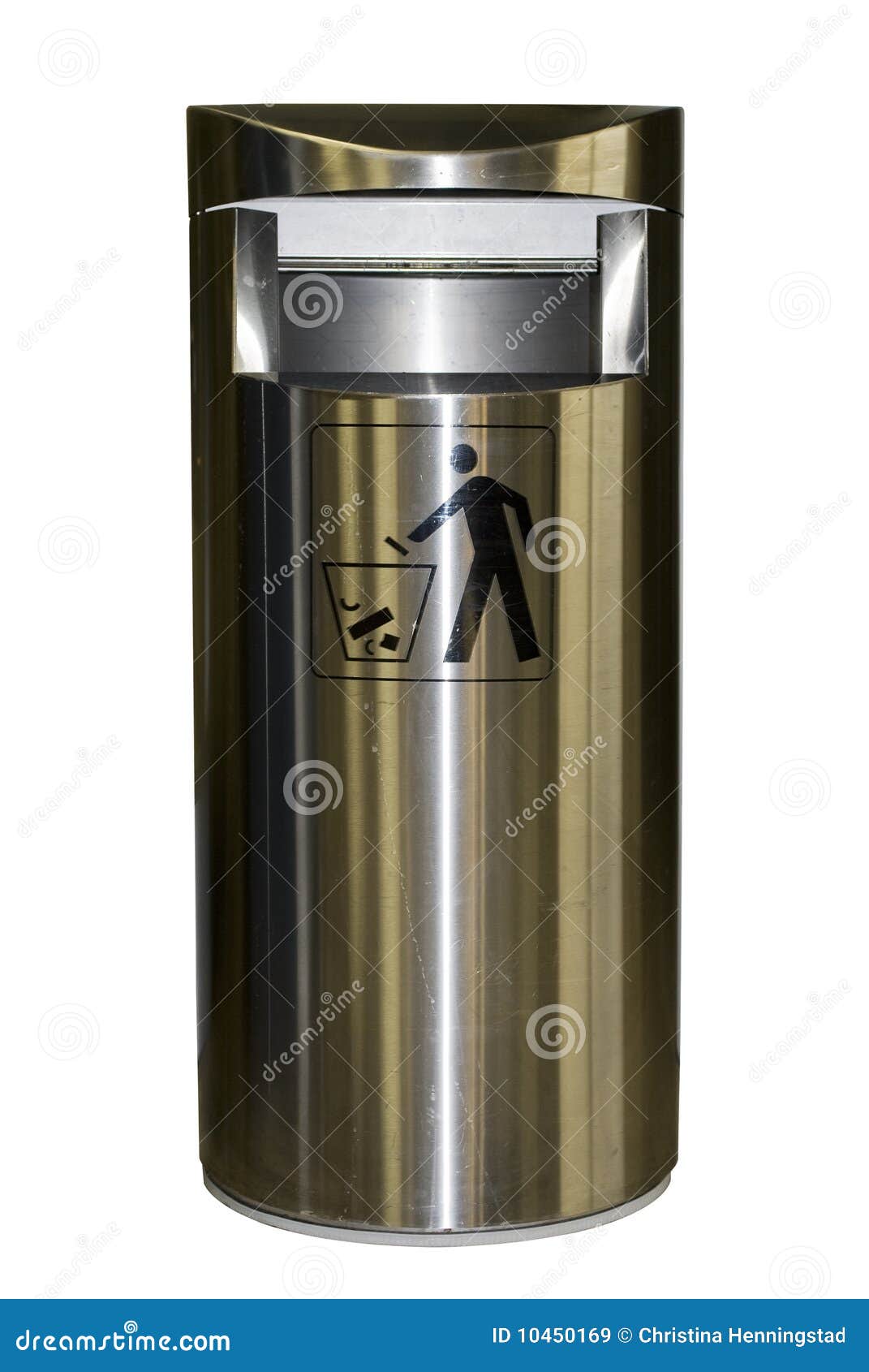 Lata de lixo imagem de stock. Imagem de porcaria, caixote - 10450169