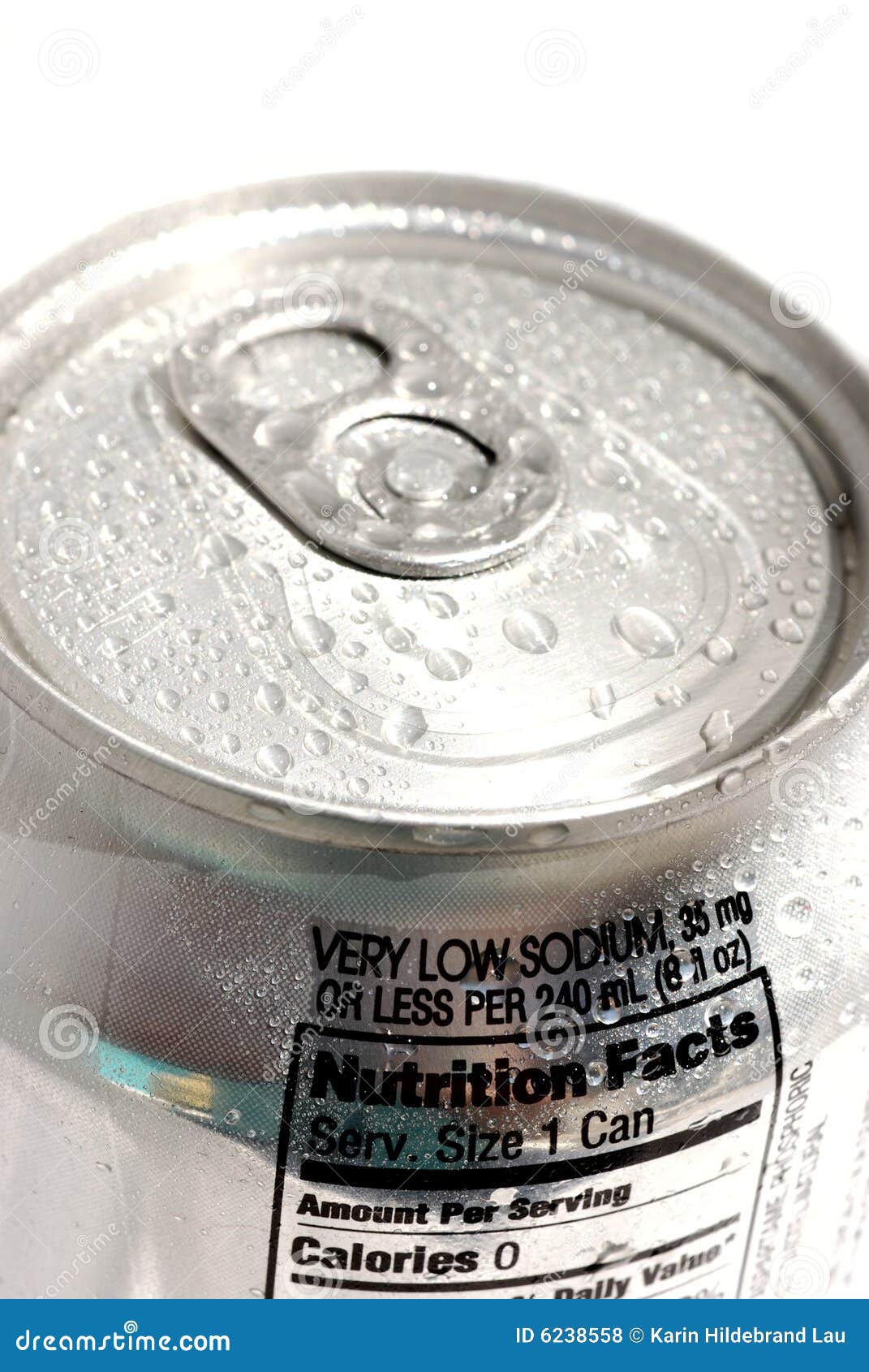Lata de soda foto de stock. Imagem de molhado, nutritivo - 6238558
