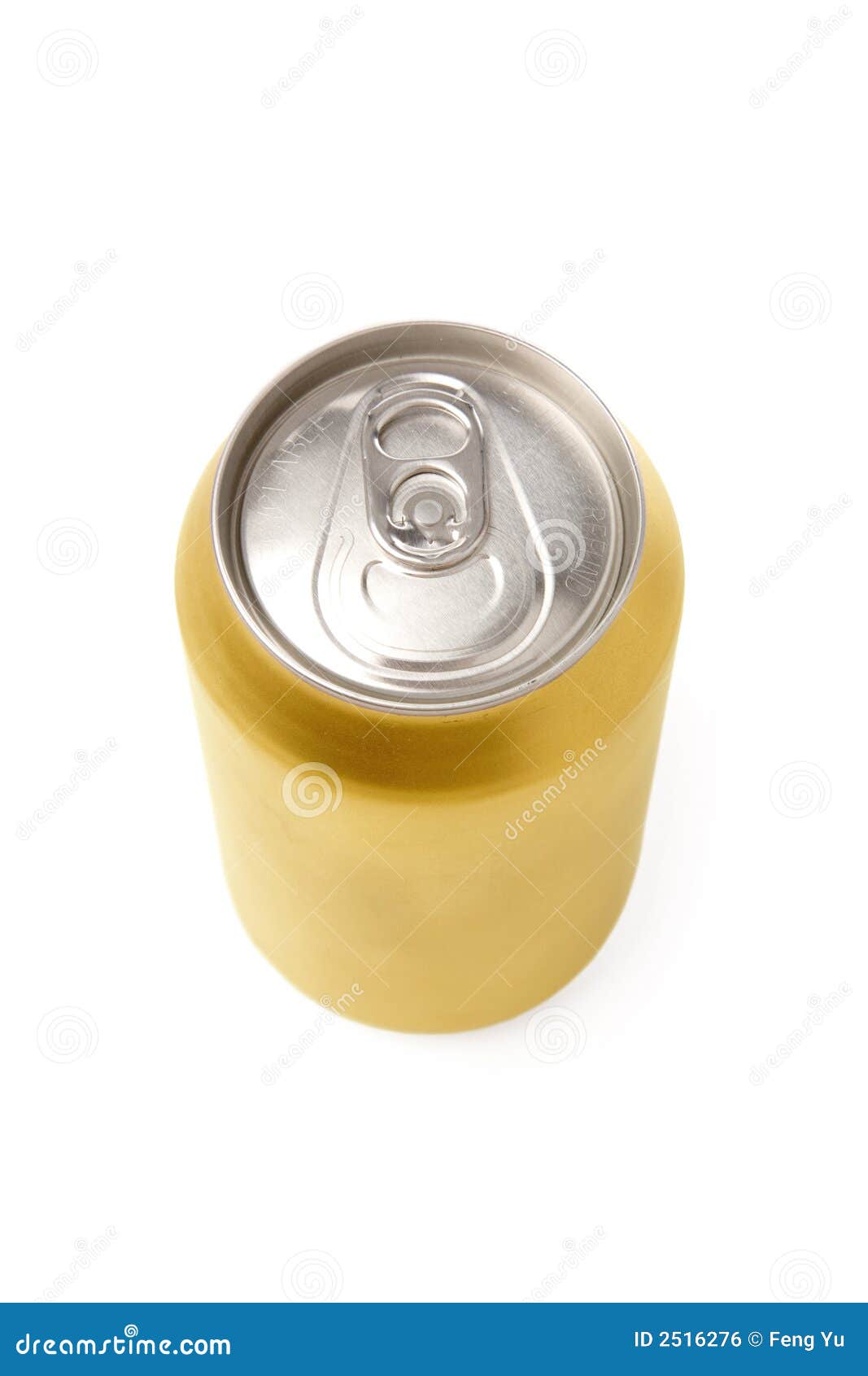 Lata de soda em branco foto de stock. Imagem de alimento - 2516276
