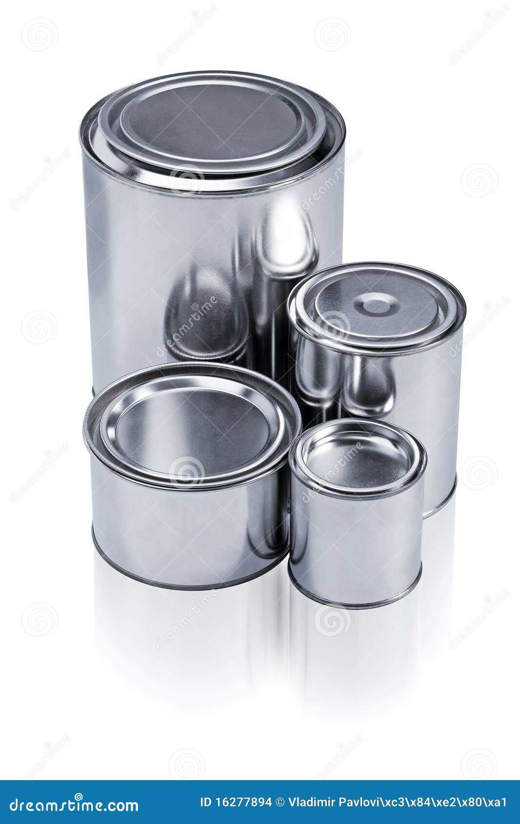 Latas Com Tamanhos Diferentes Foto de Stock - Imagem de tamanhos ...