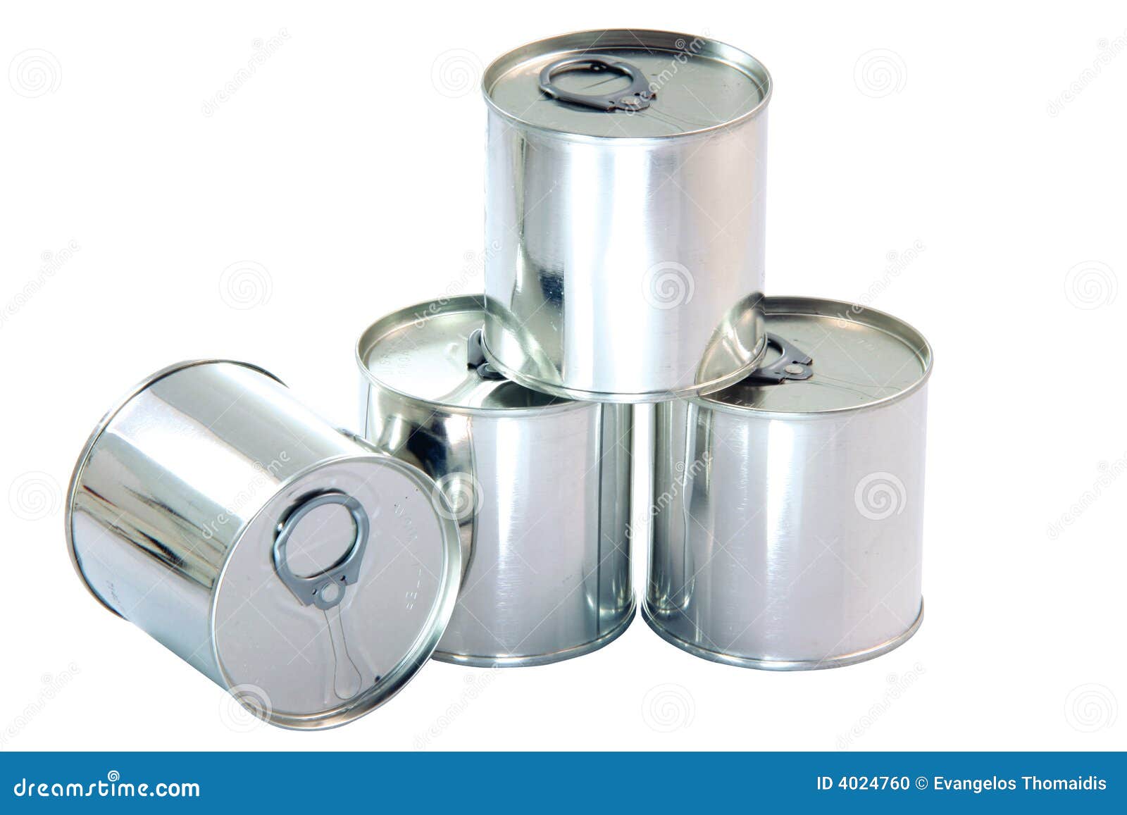 Latas de aluminio foto de archivo. Imagen de aislado, objeto - 4024760