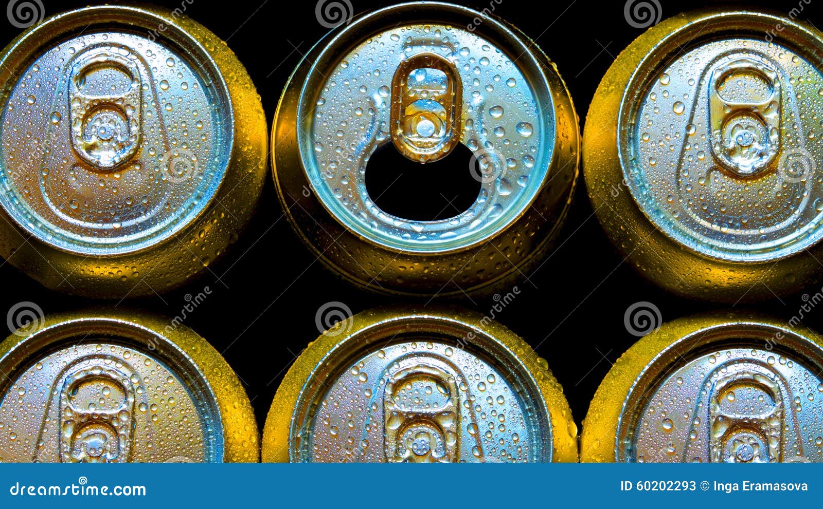 Latas de aluminio imagen de archivo. Imagen de barra - 60202293