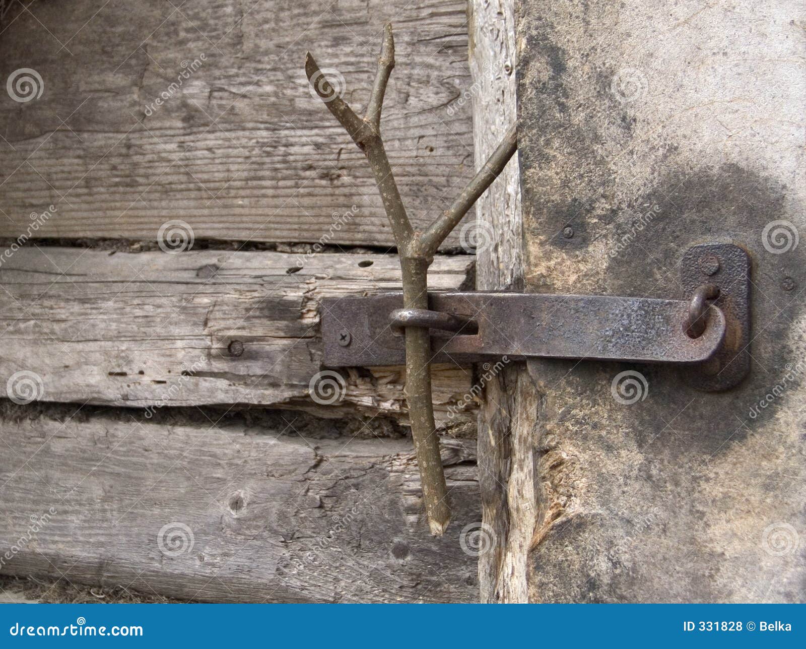 Latch stock photo. Image of rural, wood, wooden, door, hasp - 331828