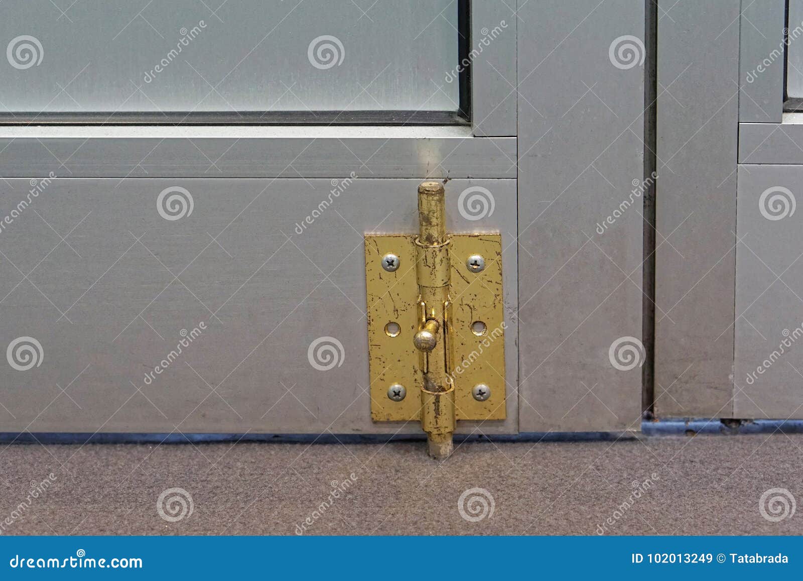 Latch lock stock image. Image of bottom, aluminum, security - 102013249