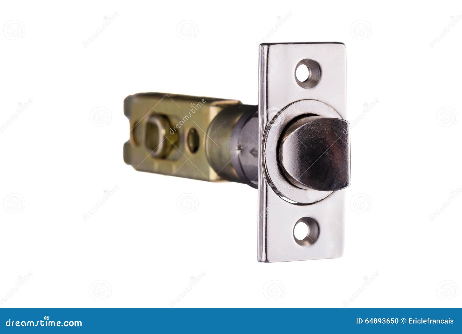 Latch Mechanism Details Isolated on White Stock Photo - Image of face ...