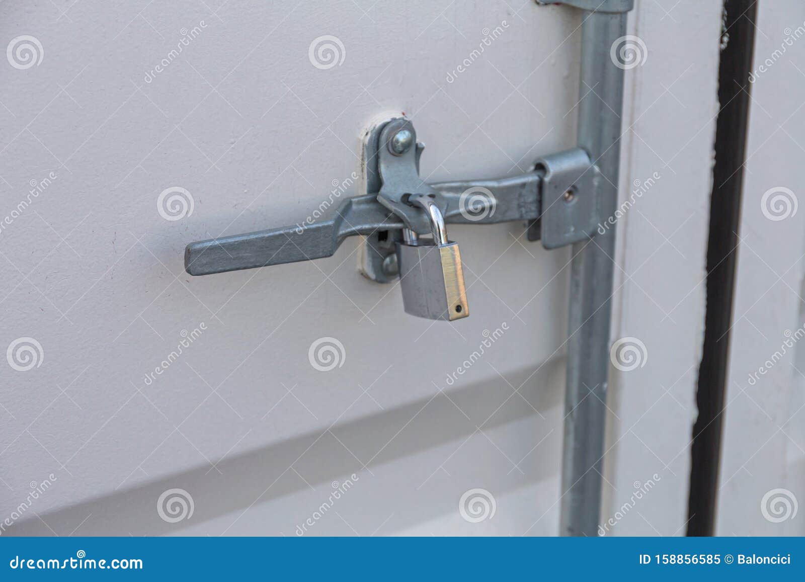 Container Latch Padlock stock image. Image of europe - 158856585