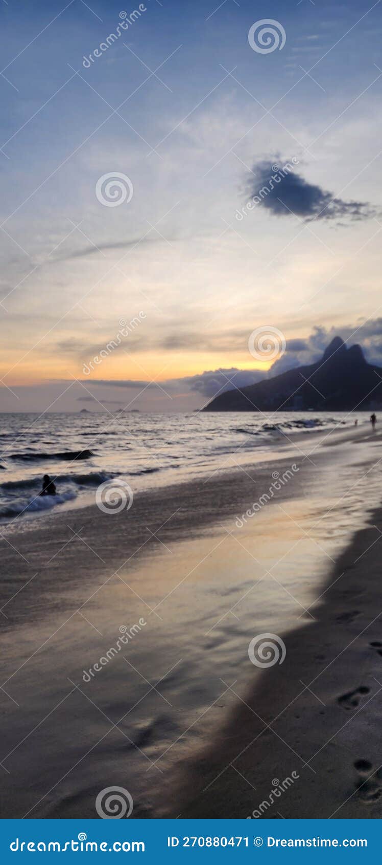 Late Afternoon at the Beach Stock Image - Image of sunlight, wave ...