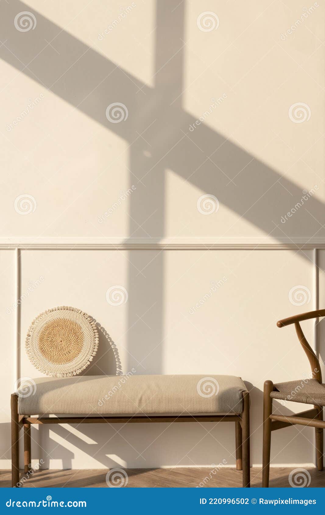 Late Afternoon Light on a Beige Wall Stock Photo - Image of light ...