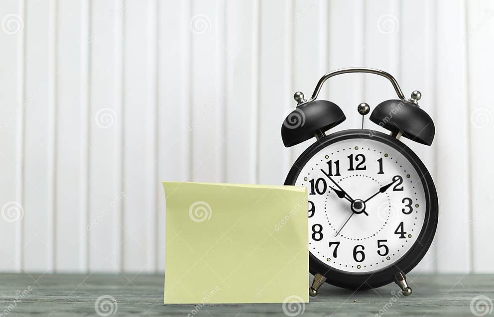 Late clocks stock photo. Image of note, reminder, dial - 59868802