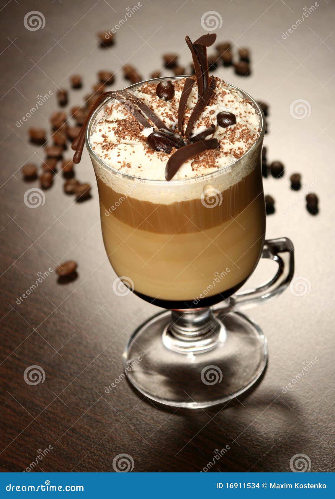 Late coffee stock photo. Image of dessert, coffee, cappuccino - 16911534