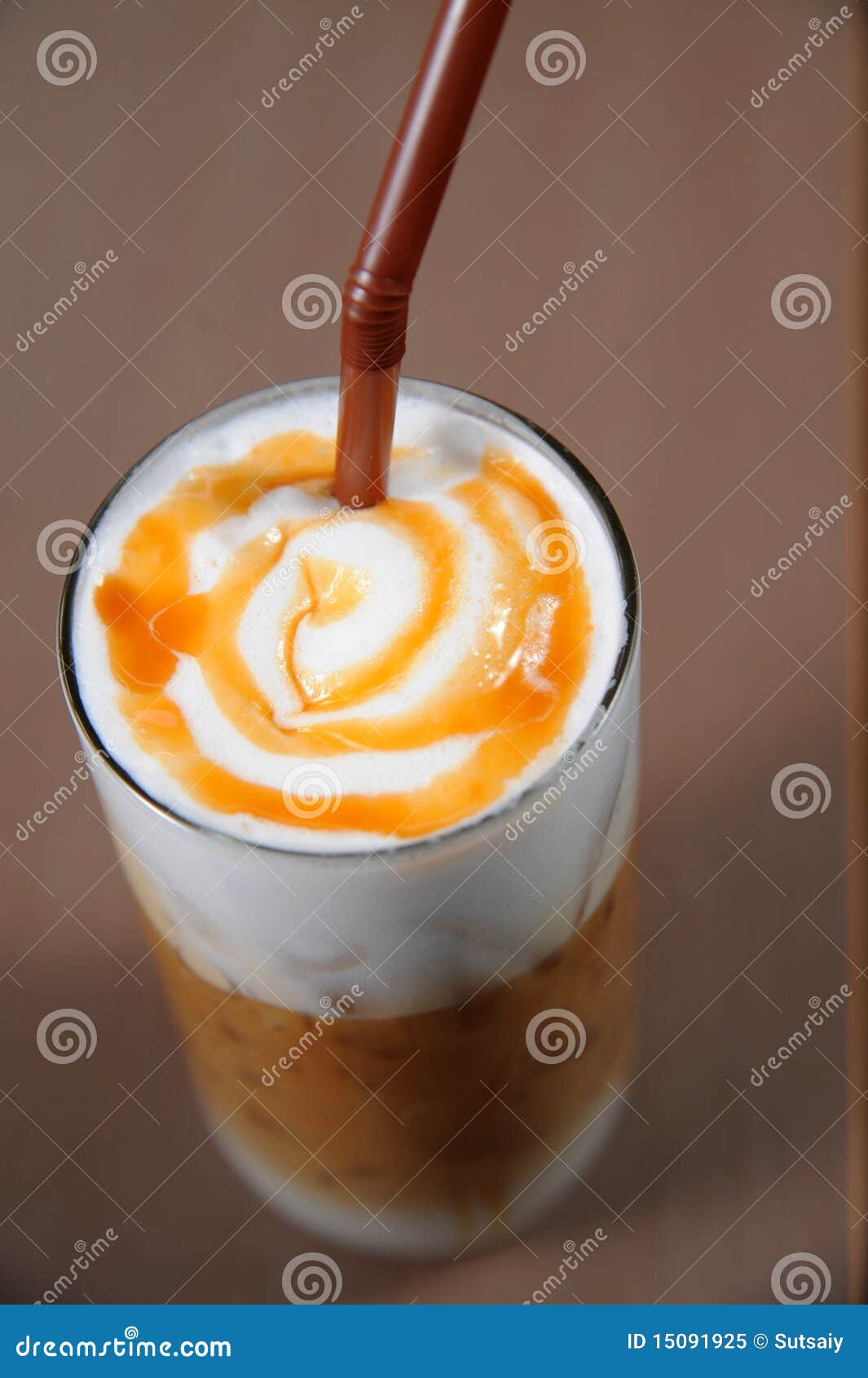 Late coffee with cream stock image. Image of cocktail - 15091925