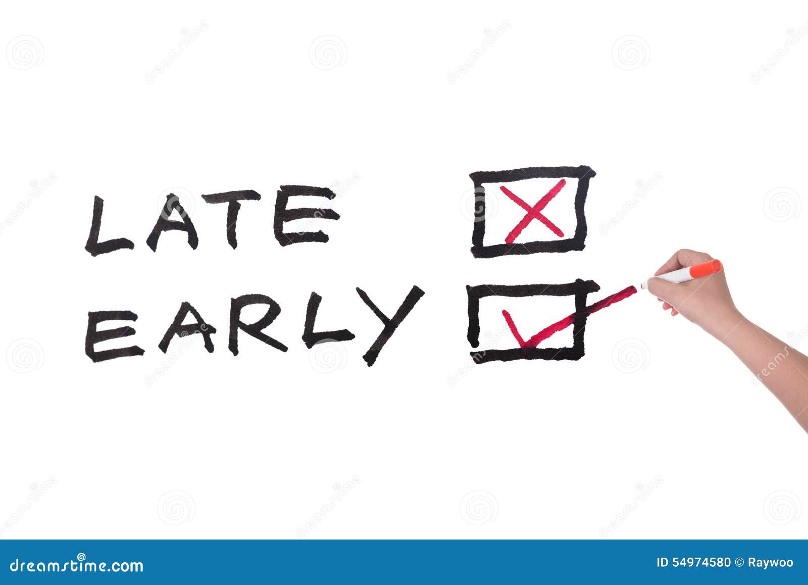 Late or early stock photo. Image of information, time - 54974580