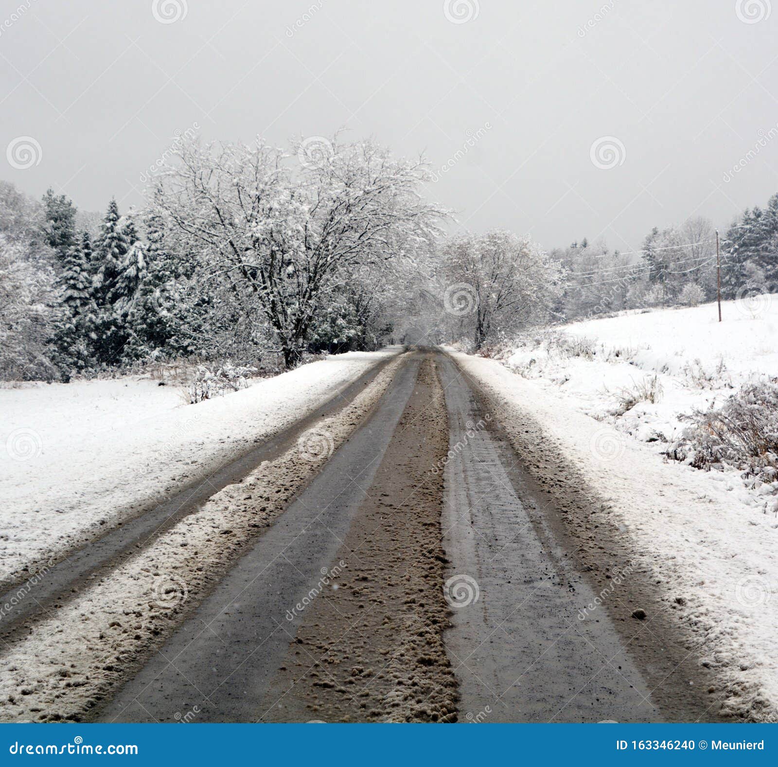 Late Fall, Early Winter Landscape Stock Photo - Image of foliage, early ...