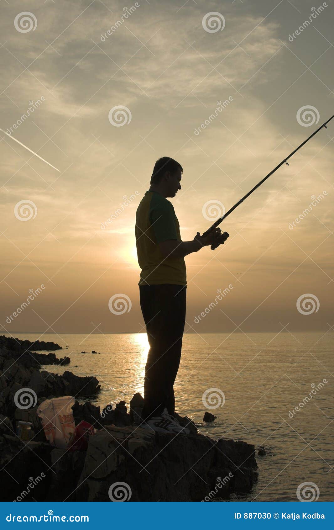 Late fishing stock photo. Image of sport, late, figure - 887030
