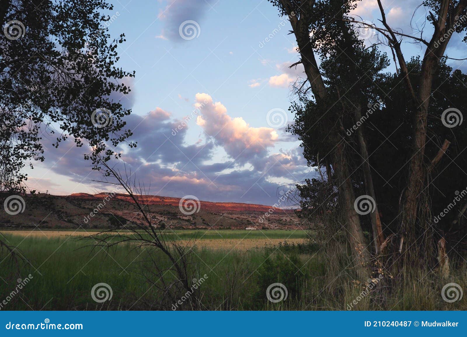 Black Ridge Dawn stock image. Image of miles, ridge - 210240487