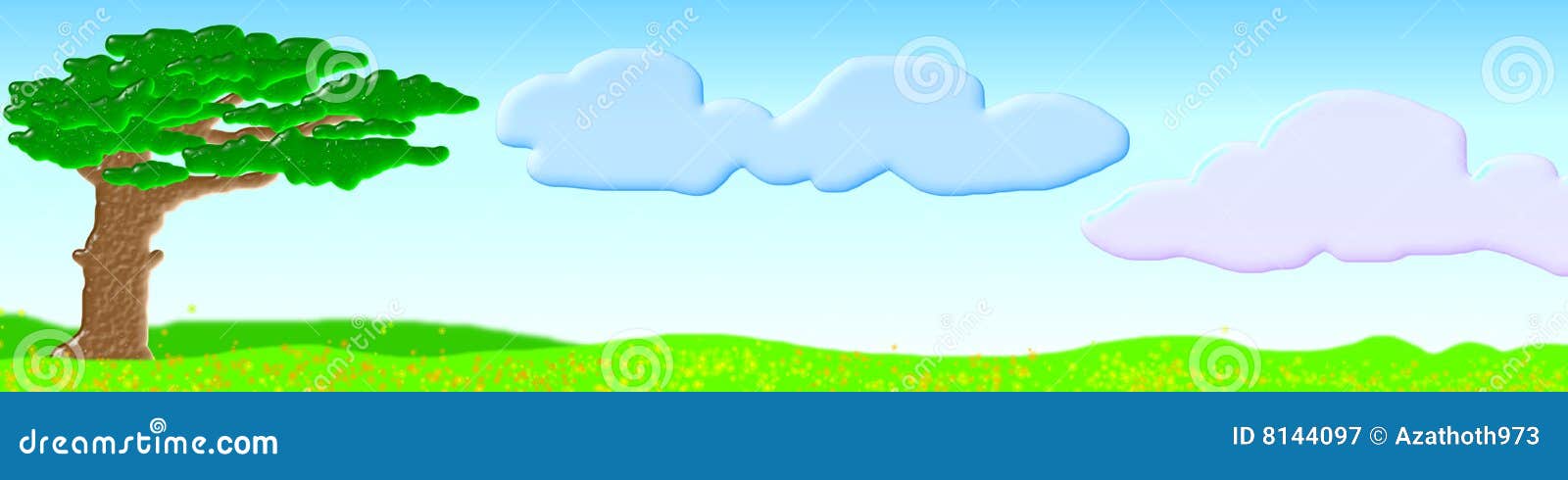 Late Spring Banner stock illustration. Illustration of soft - 8144097
