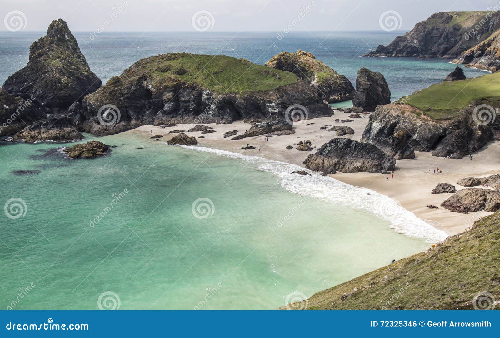 Late Spring Day at Kynance Cove, Cornwall, England Stock Photo - Image ...