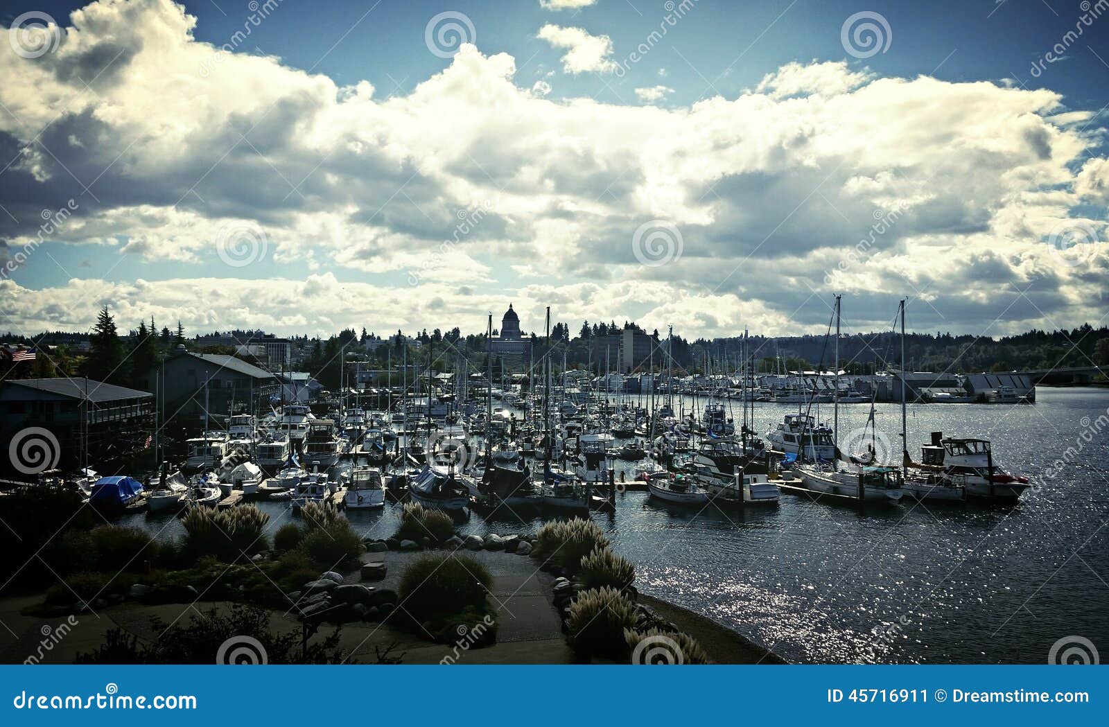 Late summer harbor stock image. Image of late, boating - 45716911