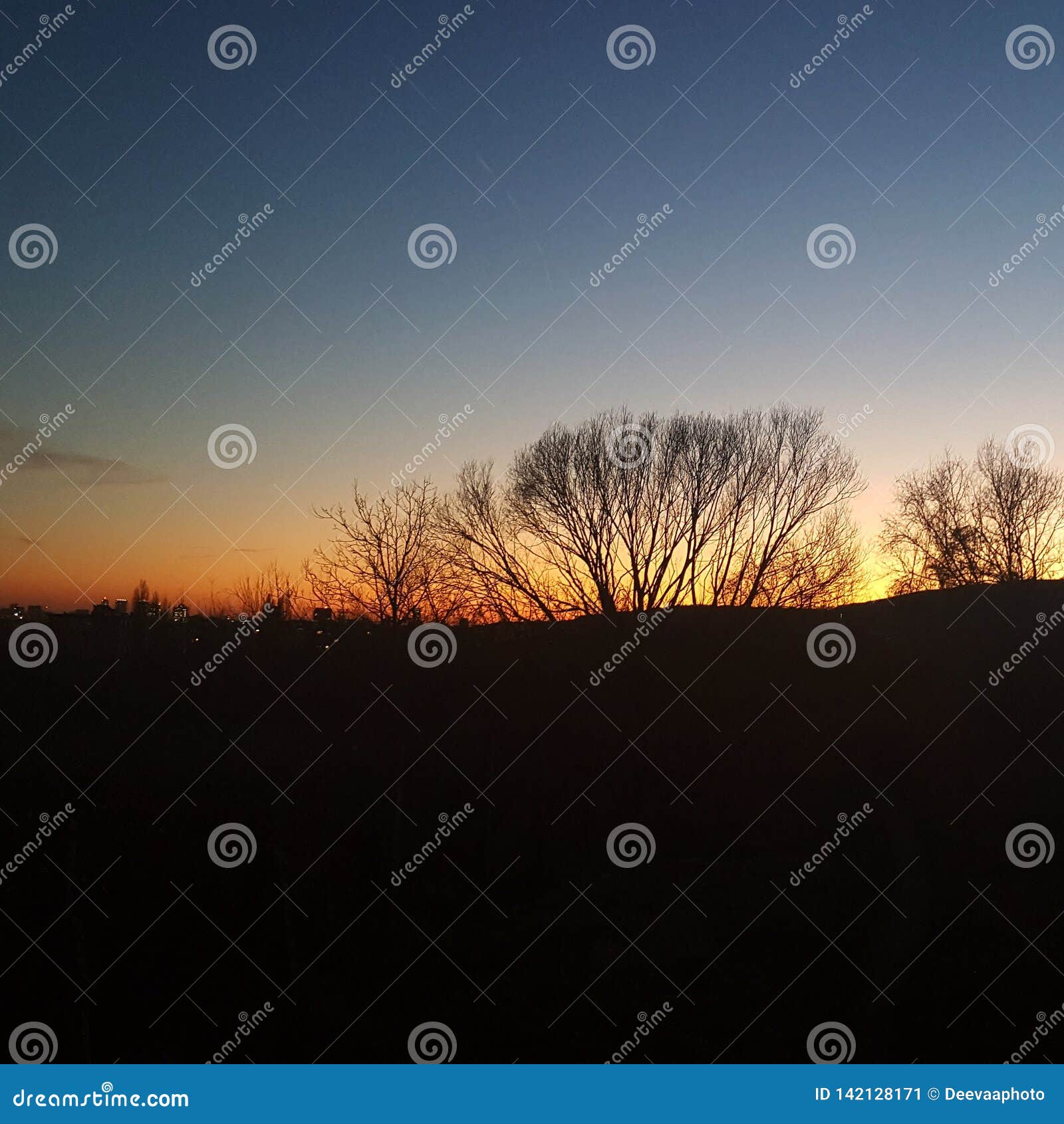 Late sunset stock image. Image of twilight, sunset, nature - 142128171