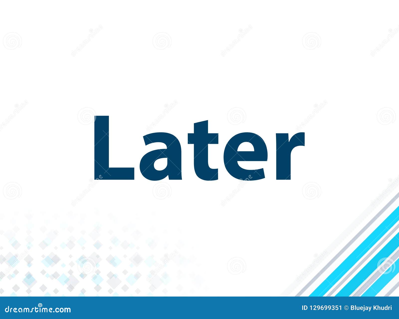 Later Modern Flat Design Blue Abstract Background Stock Illustration ...