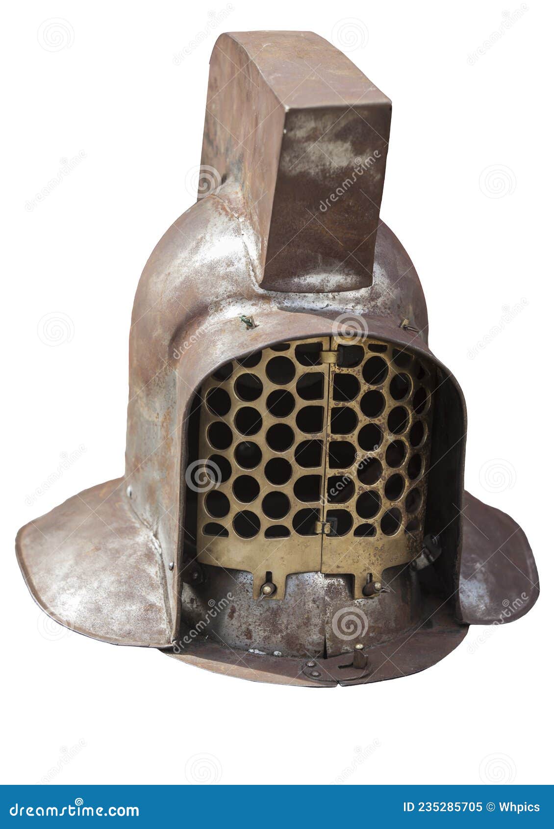 Murmillo Helmet. Ancient Roman Gladiator Reconstruction Royalty-Free ...