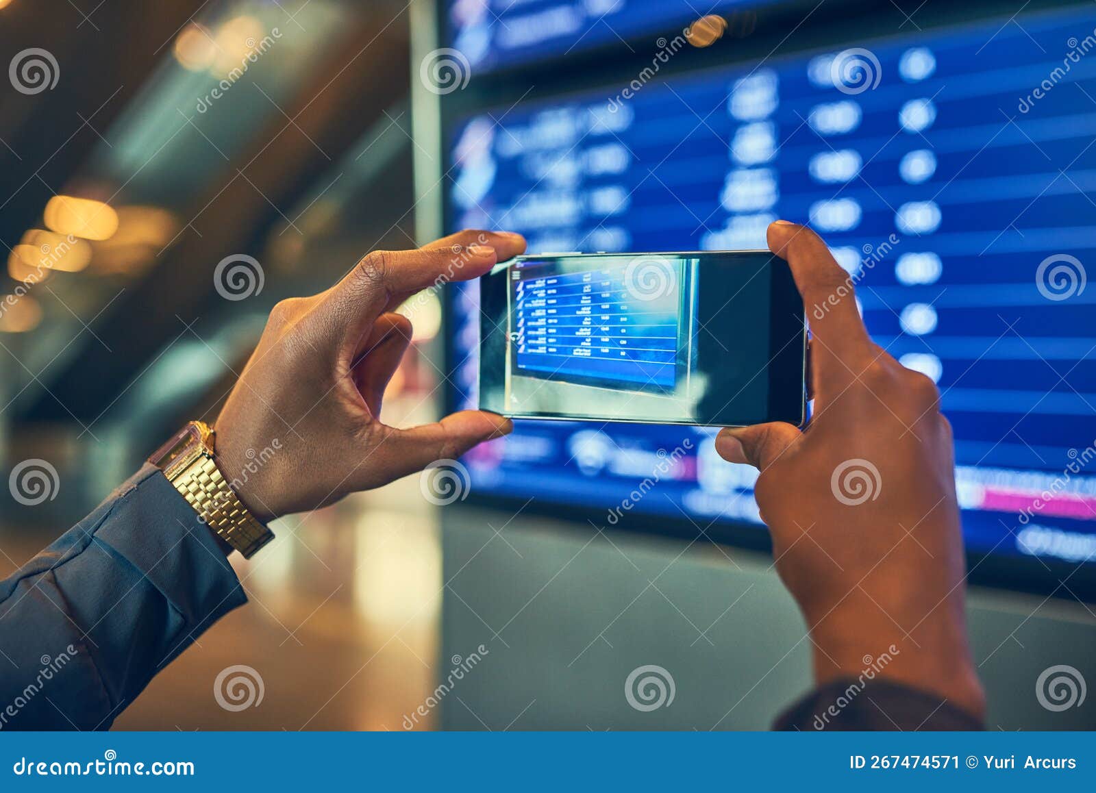 For Later. an Unrecognizable Man Taking a Picture of a Board in an ...