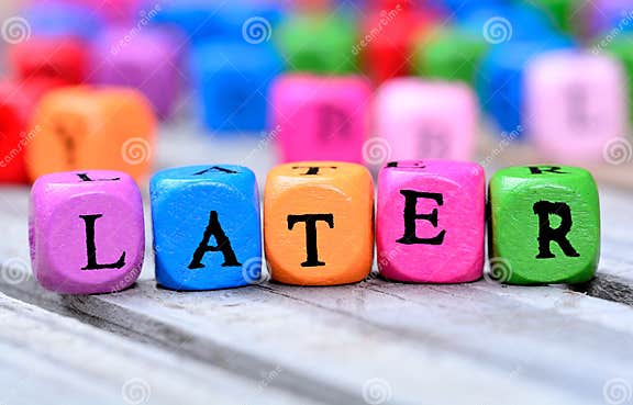 Later word on table stock photo. Image of decision, learn - 82586204