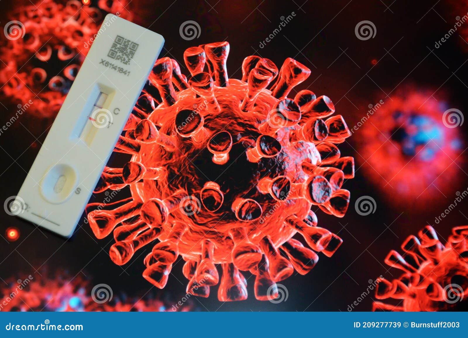 Covid19 Lateral Flow Test, Positive for Covid19 Virus, Global Pandemic ...
