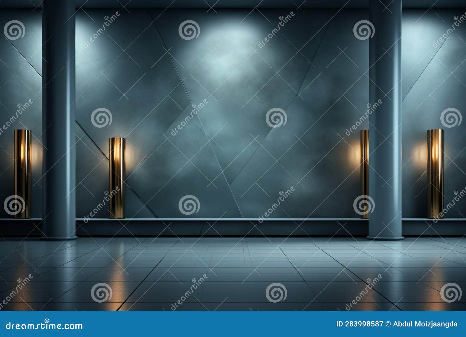 Lateral Lighting Columns Add a Touch of Elegance To a Beautiful Gray ...