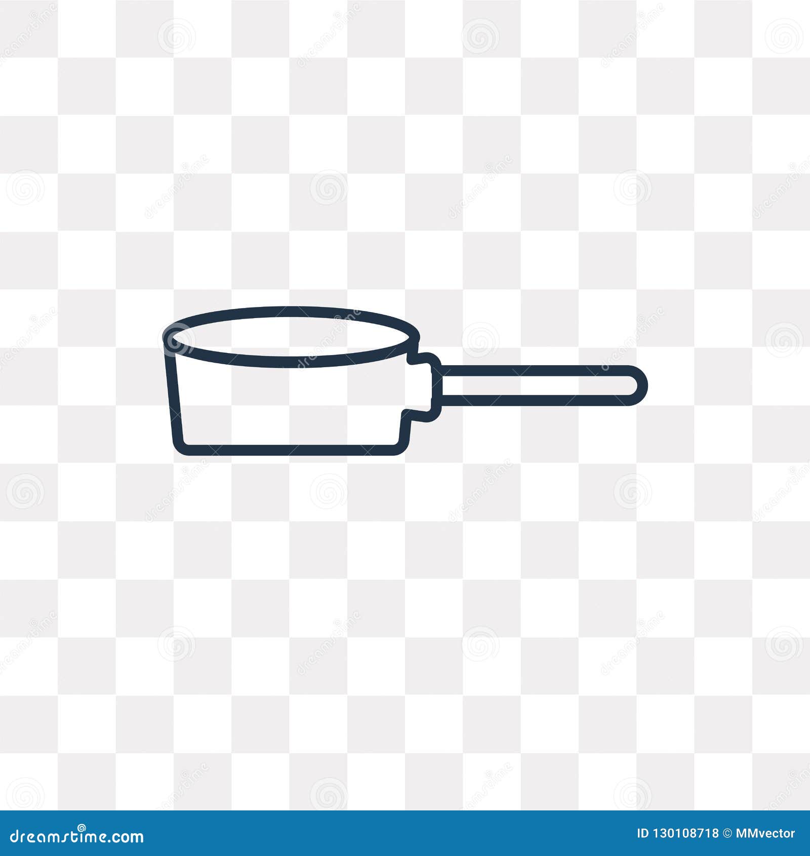 Lateral Pan Vector Icon Isolated On Transparent Background, Line ...