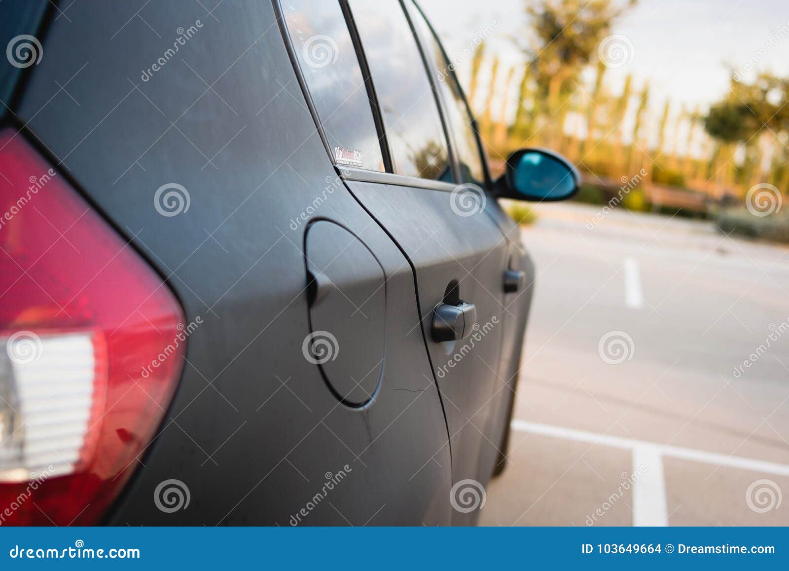 Lateral side view of a car editorial stock image. Image of clean ...