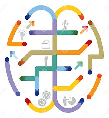 Lateral thinking stock vector. Illustration of idea, abstract - 41823901