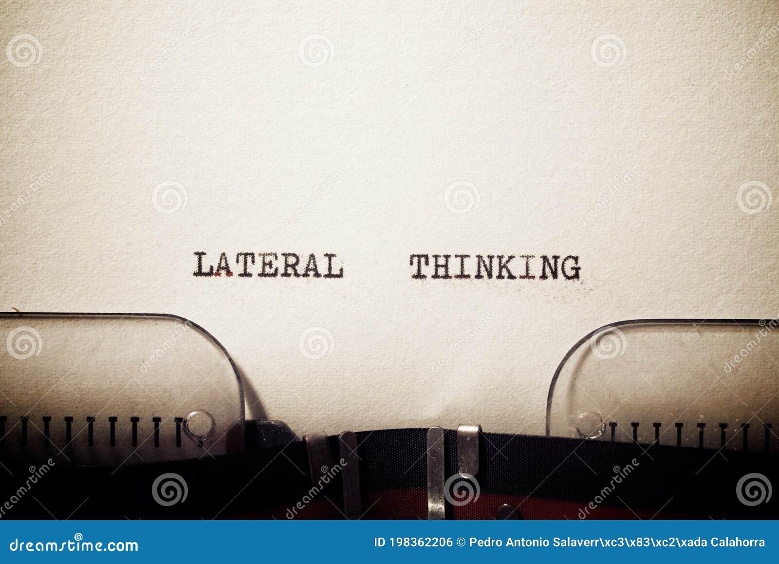 Lateral Thinking Traffic Sign On Blue Sky Royalty-Free Stock Image ...