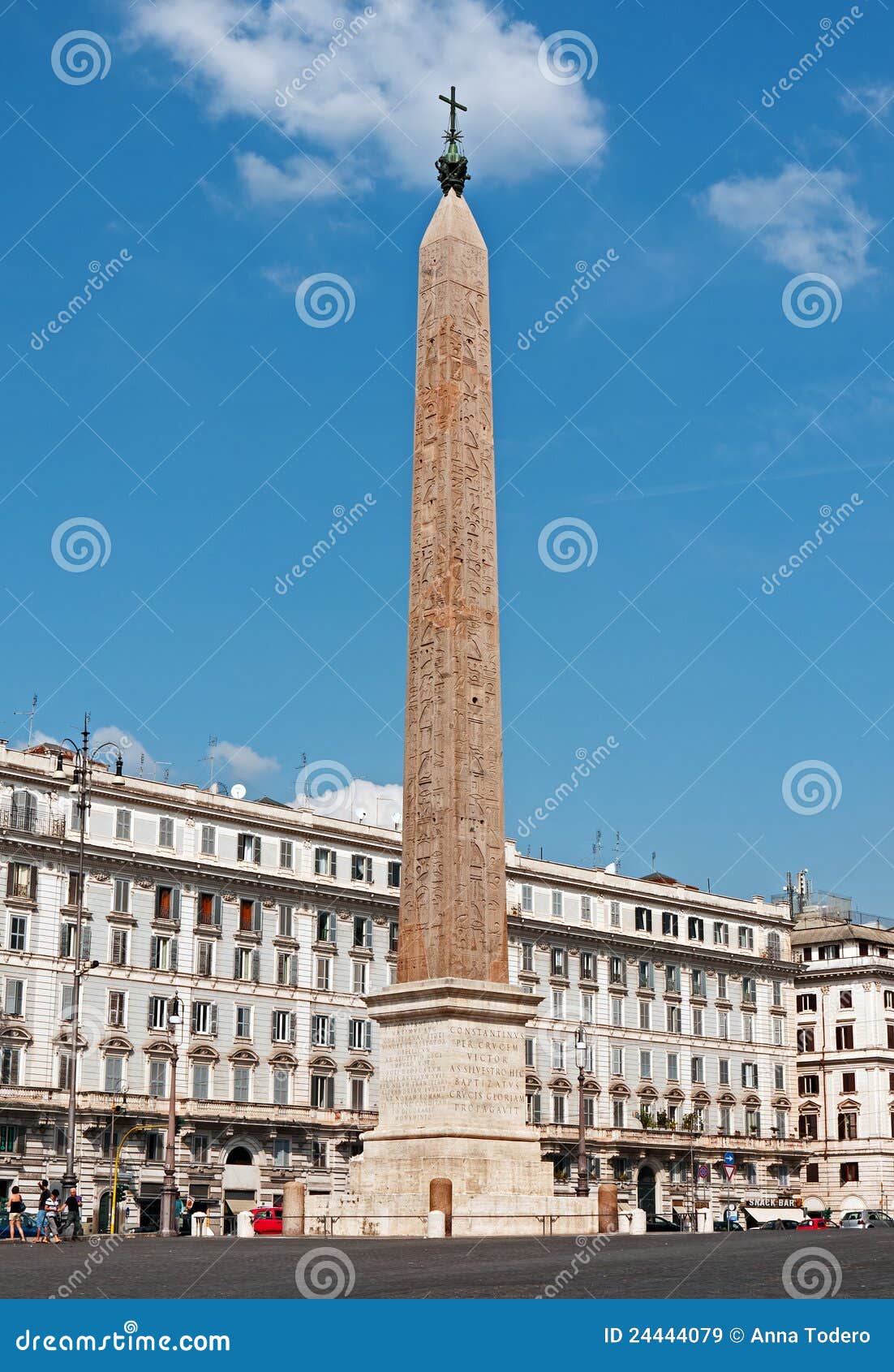 Lateran Obelisk, Rom, Italien Stockbild - Bild von historisch, reise ...