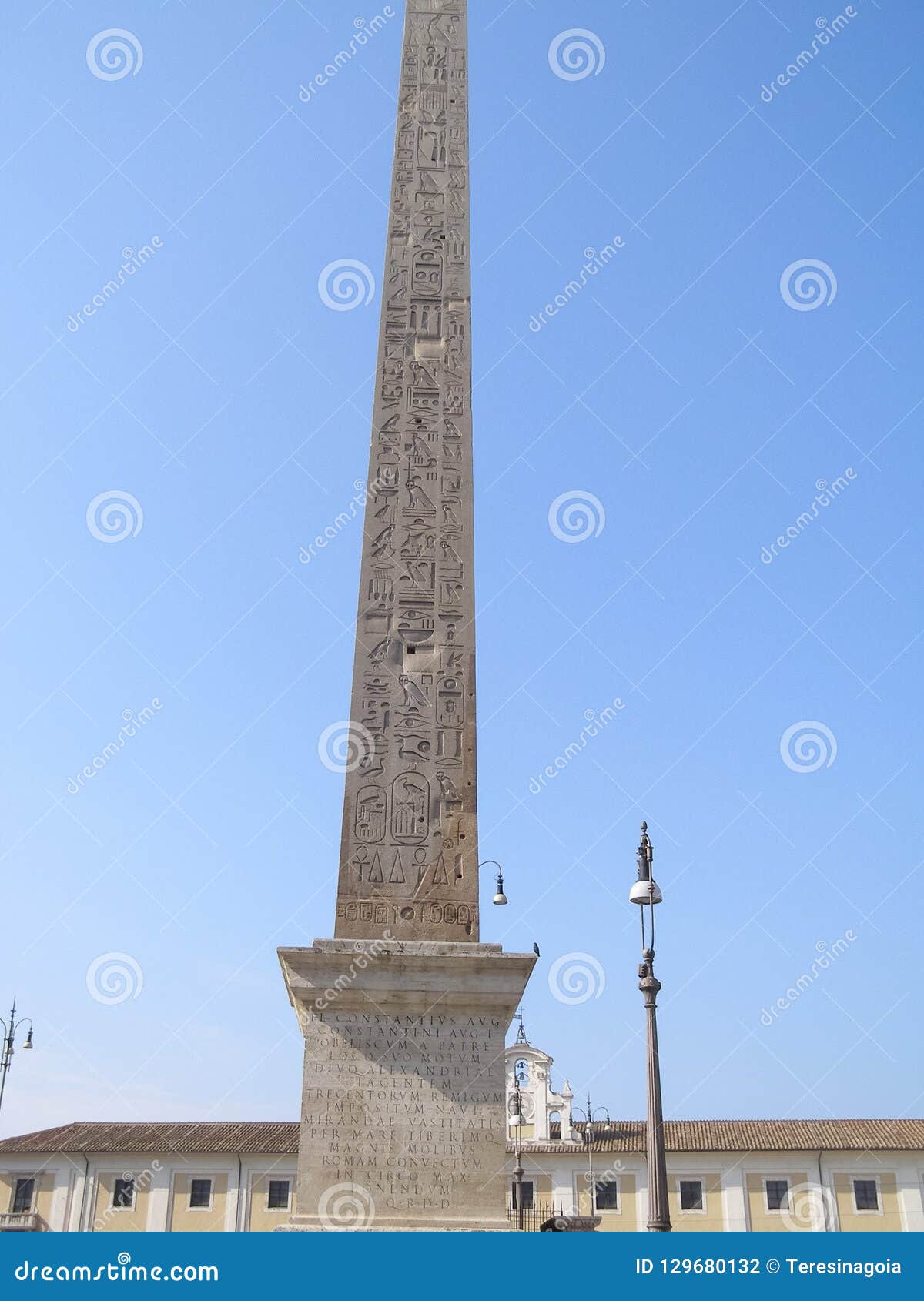 Lateran Obelisk in Rome stock photo. Image of lazio - 129680132
