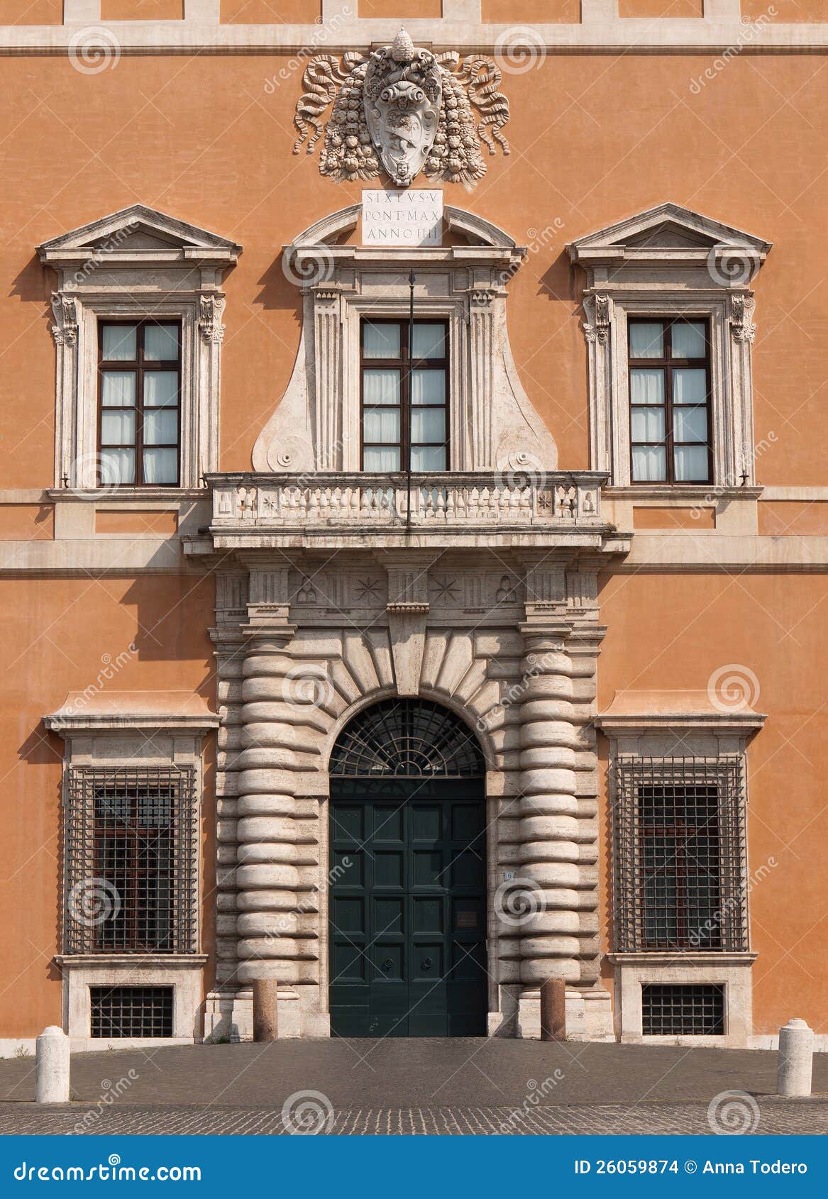 Lateran Palace, Rome, Italy Stock Photo - Image of historic, italy ...