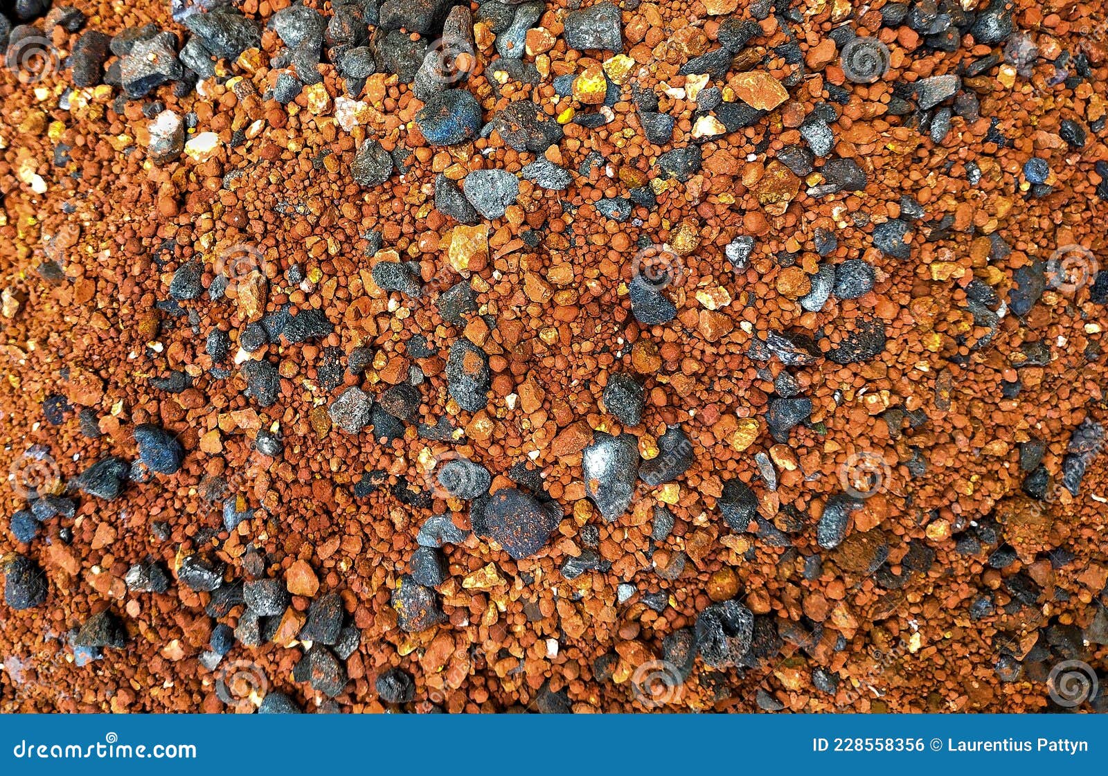 BACKGROUND of RED SOIL MIXED COALï¿¼ Stock Photo - Image of mixed ...