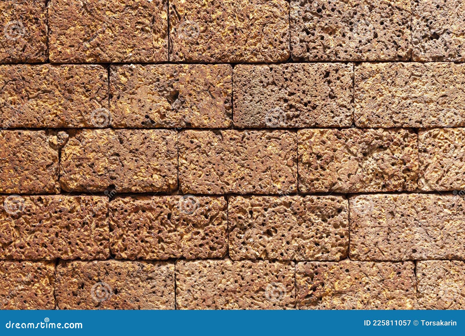 Laterite Stone Wall Outside the Building at the Ancient Site Stock ...
